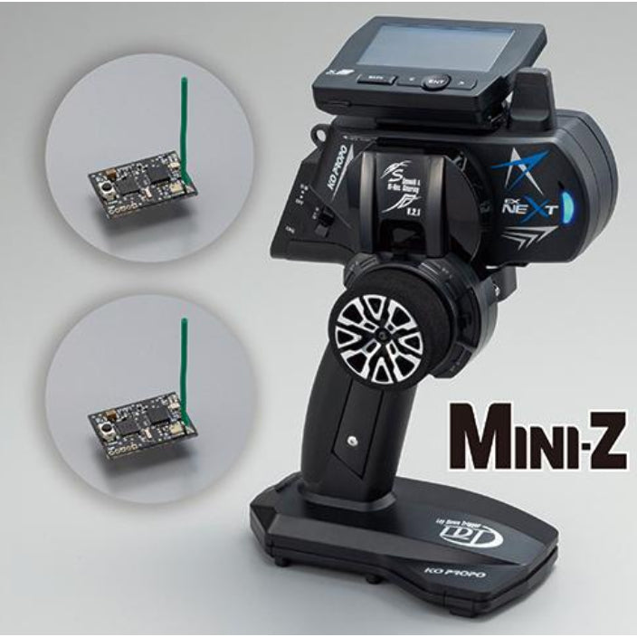 KO PROPO EX-NEXT LDT Black SP w/MINI-Z EVO Double Receiver 10752 – RC BANNOK